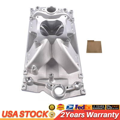 Single Plane High Rise Intake Manifold For Chevy SBC 350 w/ Vortec ...