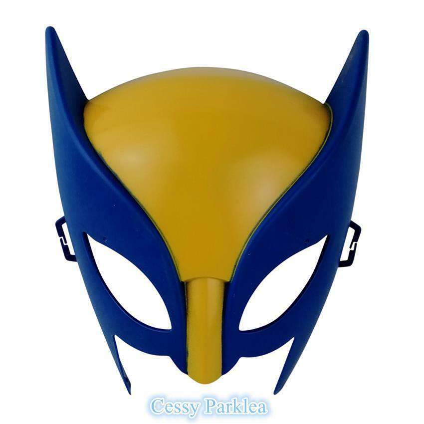 CB-1 Kids Boys Teenage X-Men Plastic Wolverine Mask Superhero Costume ...