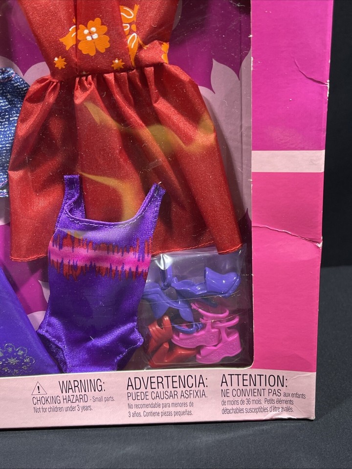 Barbie 6 Fashion Gift Pack 68209 Vintage Barbie Outfit Set | eBay
