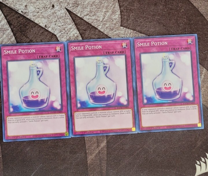 Yugioh x3 Smile Potion 1st Edition Common BACH-EN099 (Near Mint!) | eBay