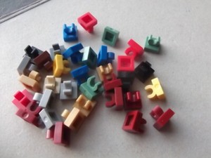 Lego 15712 Tile 1x1 with clip (raised 'C') (x1) (44842) | eBay