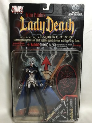 Lady Death Action Figure Sci-fi Fantasy Chaos Comics Chrome Edition ...