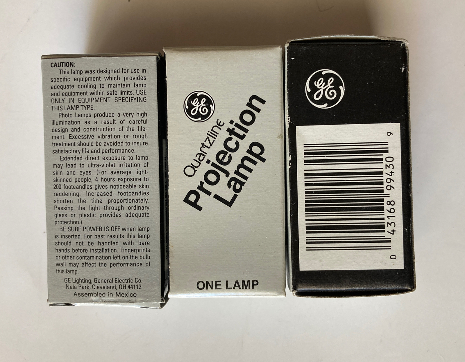 EYB 82V 360W GE Quartzline Overhead Projector Lamp Bulb- Lot Of 3 | eBay