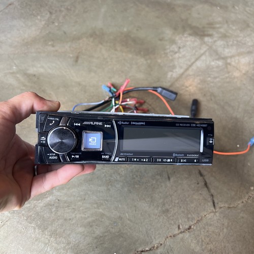 ALPINE CDE-HD149BT CD Player In Dash Receiver USB MP3/ WMA Bluetooth No ...
