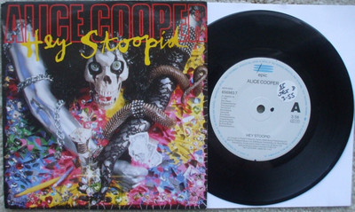 Alice Cooper - Hey Stoopid / Wind Up Toy - EX- 45 + RARE PS | eBay