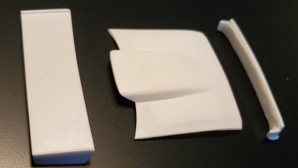 Resin Bubble Hood, Chin Spoiler, Rear Spoiler Wing '64, '65 Nova ...