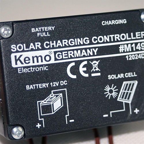 Kemo M149 Solar-Laderegler 12 V, 6A/10A, Akkuschutz Solarladeregler ...