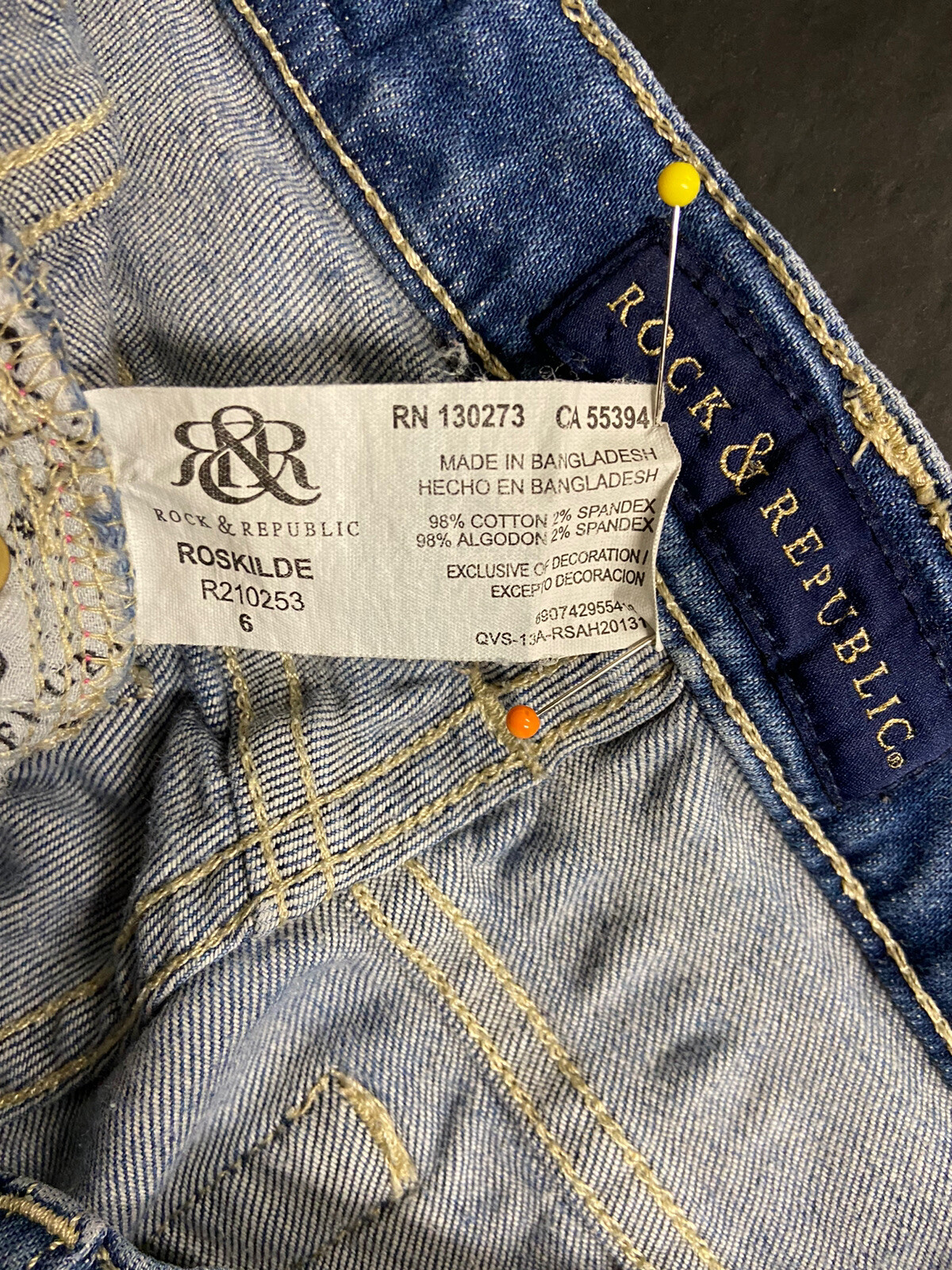 Rock & Republic Blast Jeans RN 130273 Mens Size 38 X 32 for sale online ...