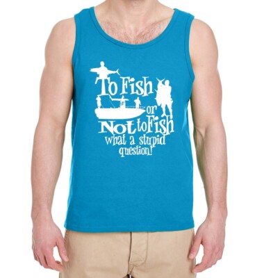 Funny Fishing Tank Tops Mens Accessories Gifts Mens Fishing Gear Tackle ...