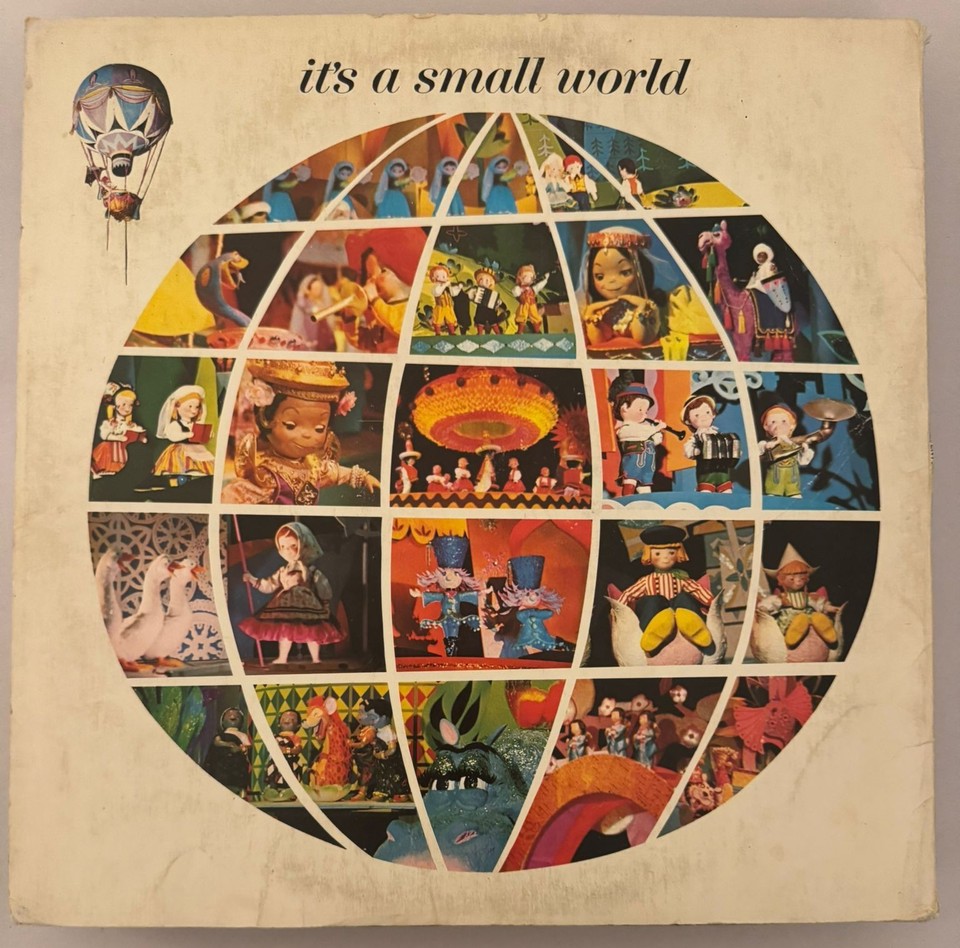 WINSTON HIBLER – IT'S A SMALL WORLD - VINYL LP 3925 DISNEYLAND - VG+ ...