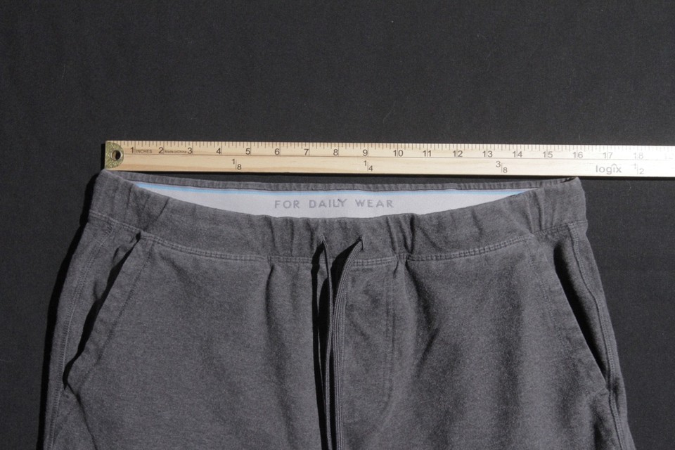 Mack Weldon ACE Sweatpants Men's Large Gray Zip Pockets Waistband ...