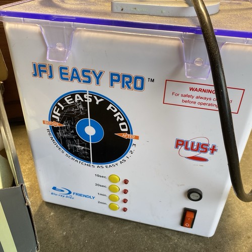JFJ Easy Pro Disc CD DVD Repair Machine Lightweight Easy to Use / Used ...