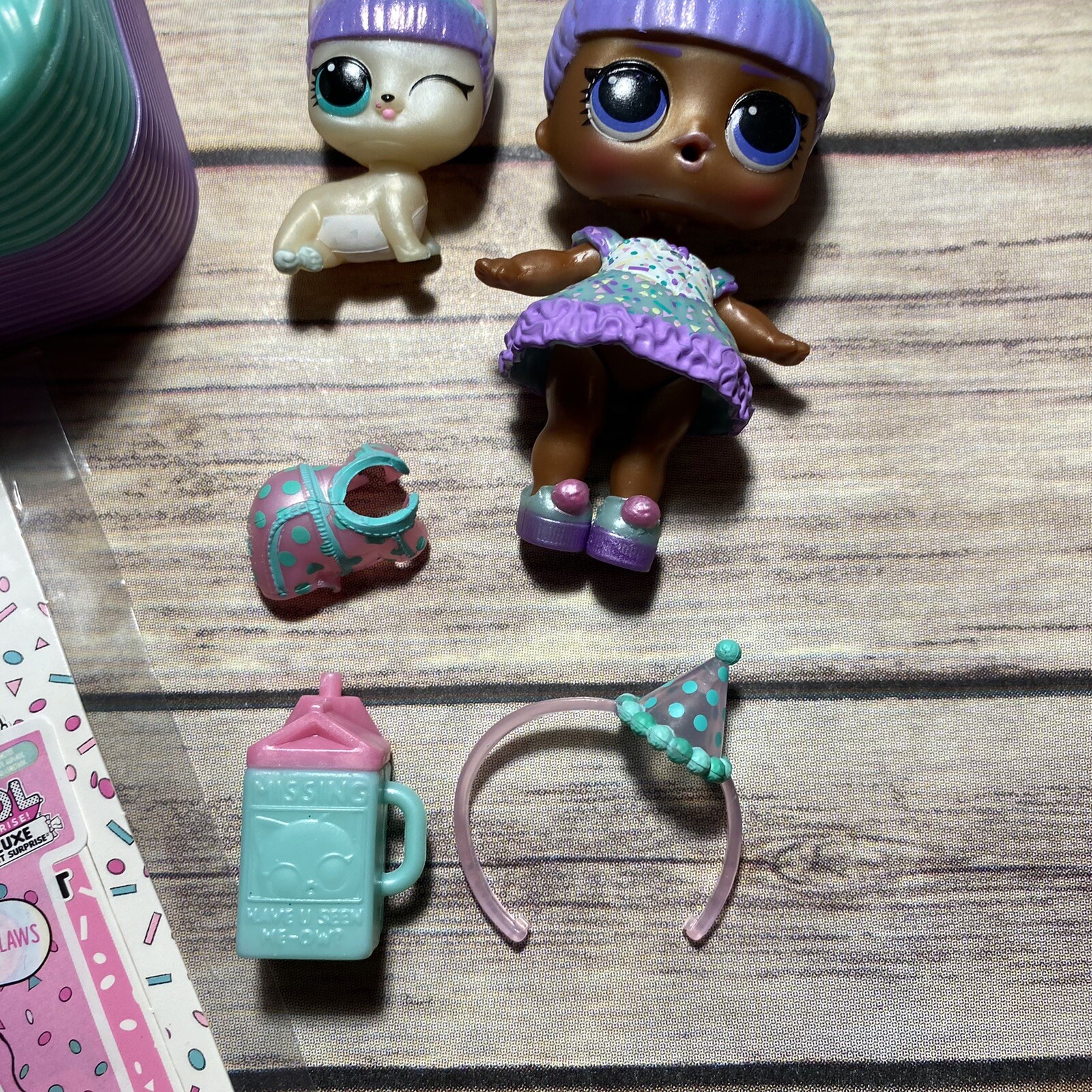 LOL Surprise Doll SPRINKLES BIG & PET Sister Set LIL SPRIN CLAWS ...