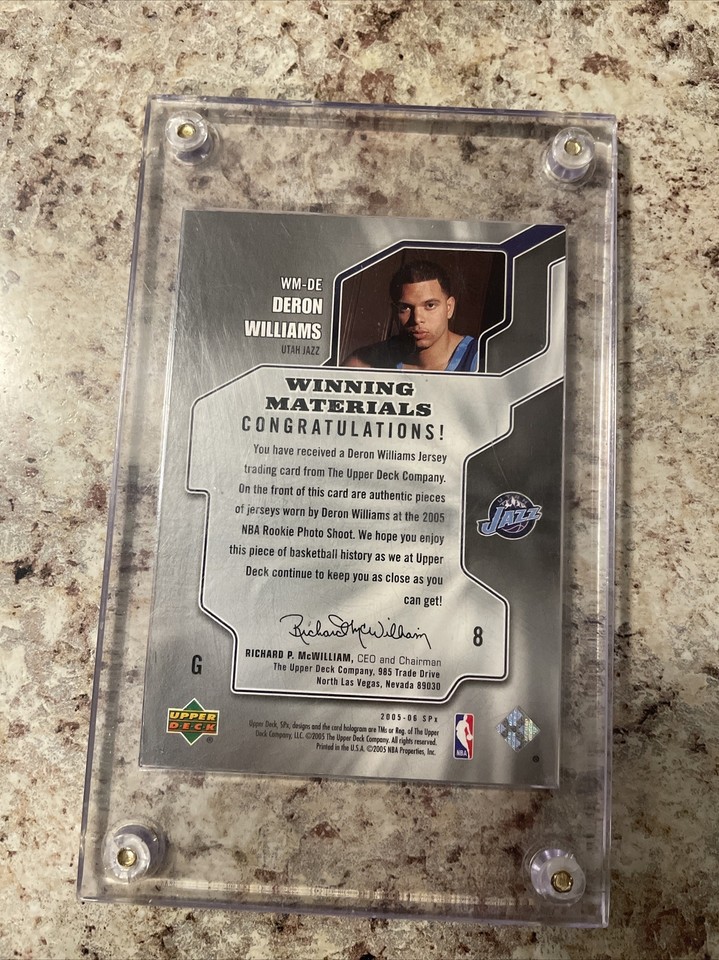 Upper Deck Deron Williams Rookie Jersey Card | eBay