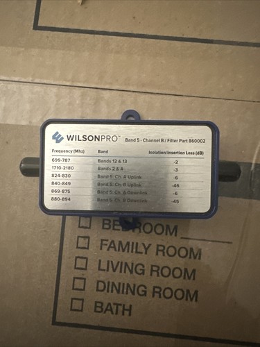 WilsonPro Band 5 Channel B Filter (F Connector) | 860002 | eBay