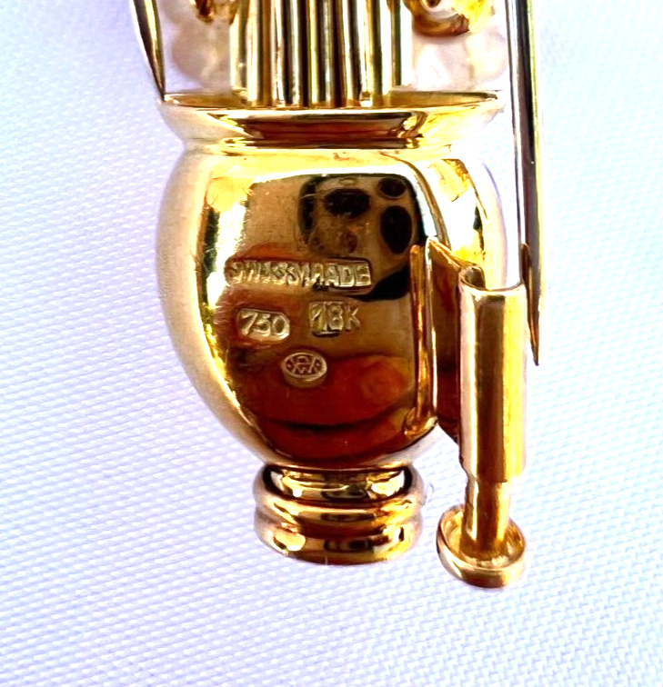 MAGNIFICENT SWISS MADE 18K GOLD DIAMOND AMETHYST CITRINE TOURMALINE ...