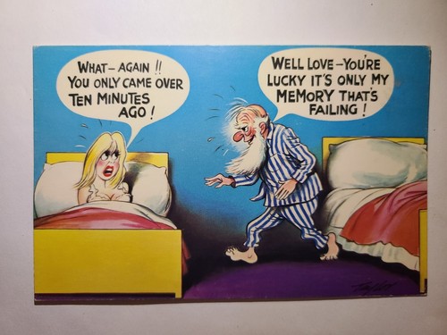 Vintage Postcard Funny Novelty Rude Bamforth Comic Unused | eBay