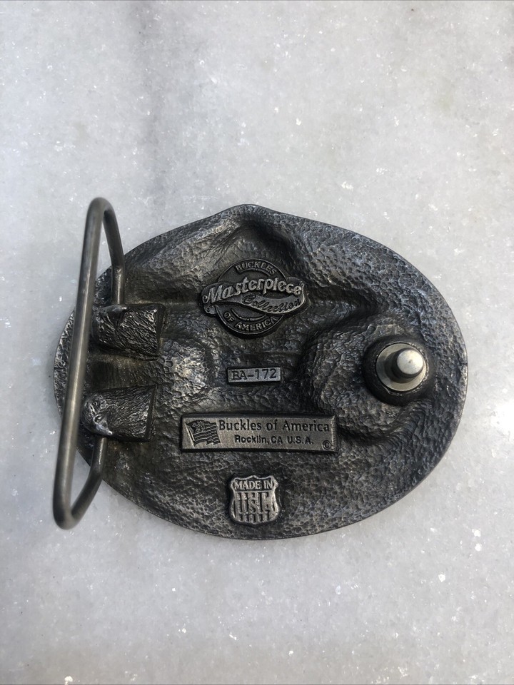 1979 Buckles Of America Belt Buckle The "DUKE" JOHN WAYNE LIVES Buckle ...