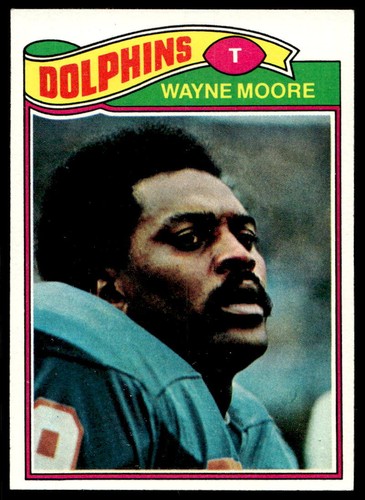 Wayne Moore 1977 Topps #299 Miami Dolphins Football Card | eBay