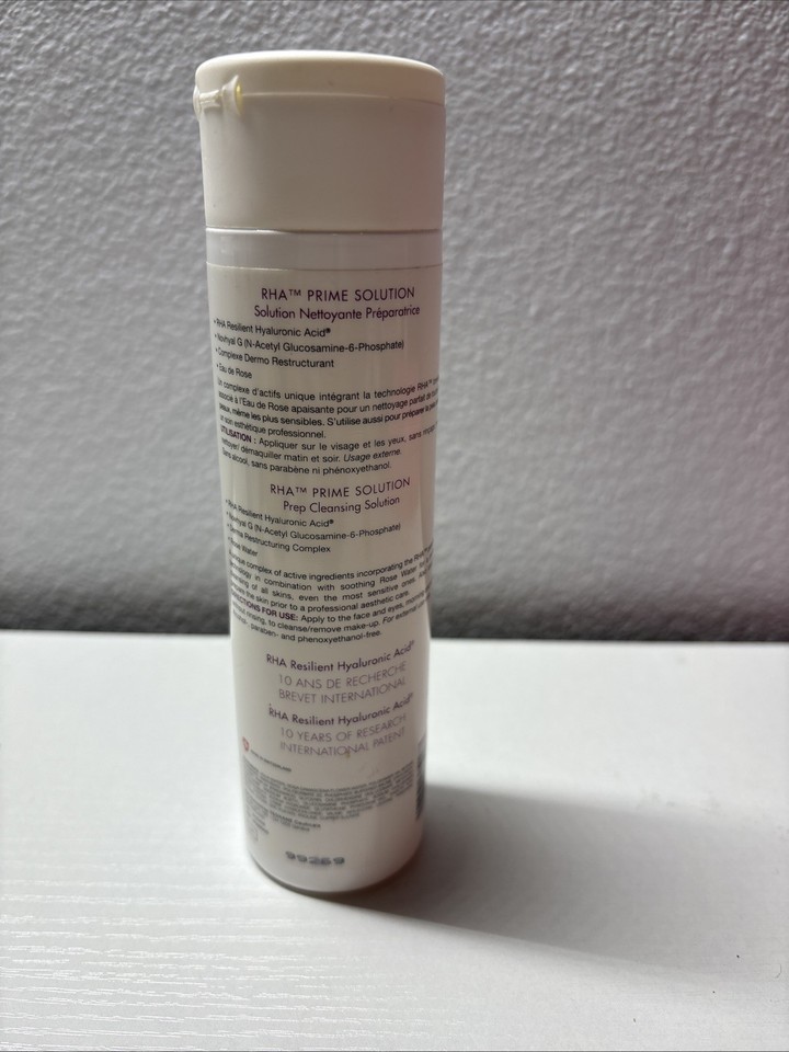 Teoxane RHA Prime Solution Prep Cleansing Solution Face & Eyes 6.6fl Oz ...