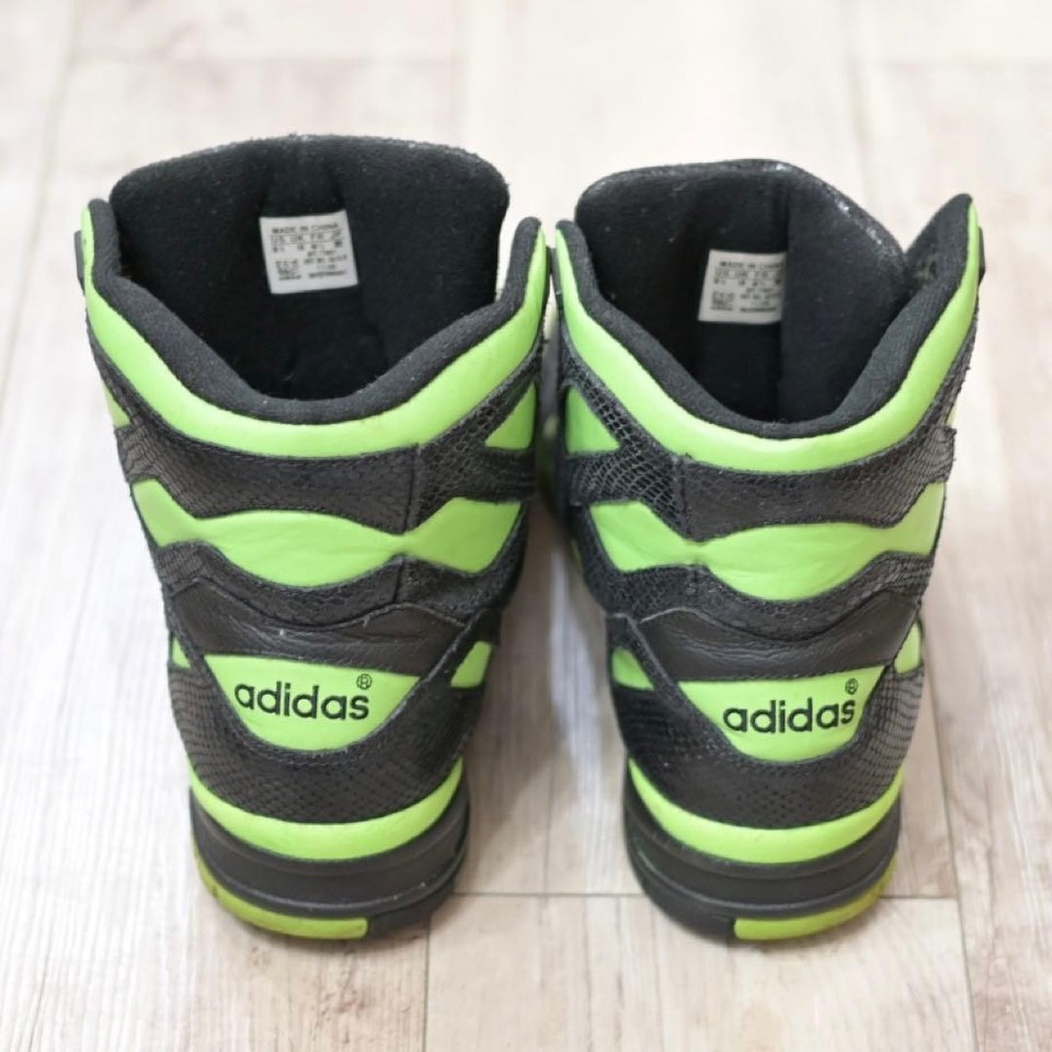 Adidas Jeremy Scott TORSION ARTILLERY High Black Snake Fluorescent ...