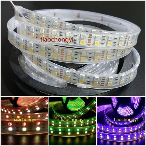 DC24V RGBW Double Row led strip light 5050 SMD 120LEDs/m RGB white IP67 ...