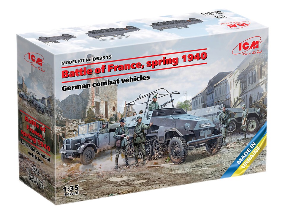 ICM DS3515 Battle of France, spring 1940 German combat vehicles 1/35 | eBay