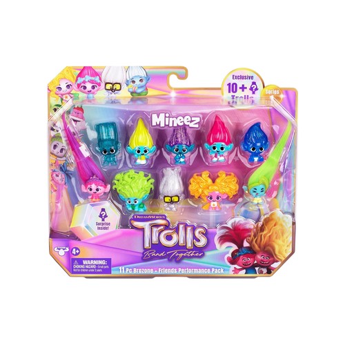Trolls DreamWorks Band Together Mineez 11pc Brozone + Friends ...