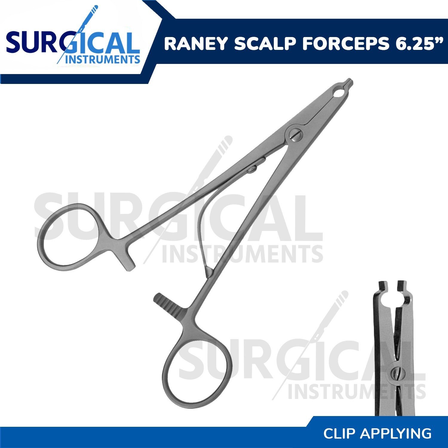 RANEY Scalp Clip Applying Forceps 6.25" Stainless Steel German Grade | eBay