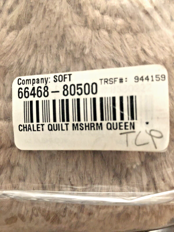 NIP ~ Soft Surroundings Thick Luxurious Faux Fur Embossed Queen Quilt ...