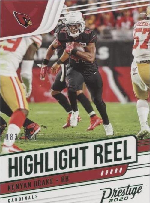 2020 Panini Prestige - Highlight Reel Kenyan Drake #HR-KD Xtra Points ...
