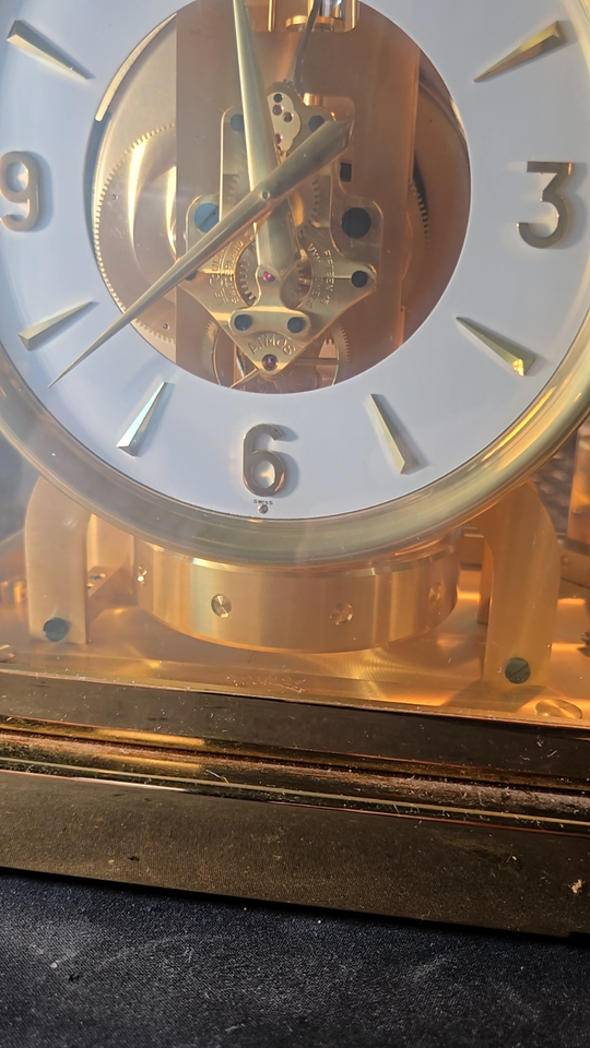 Early LeCoultre Atmos Clock 519 Serial Number 29806 Working | eBay