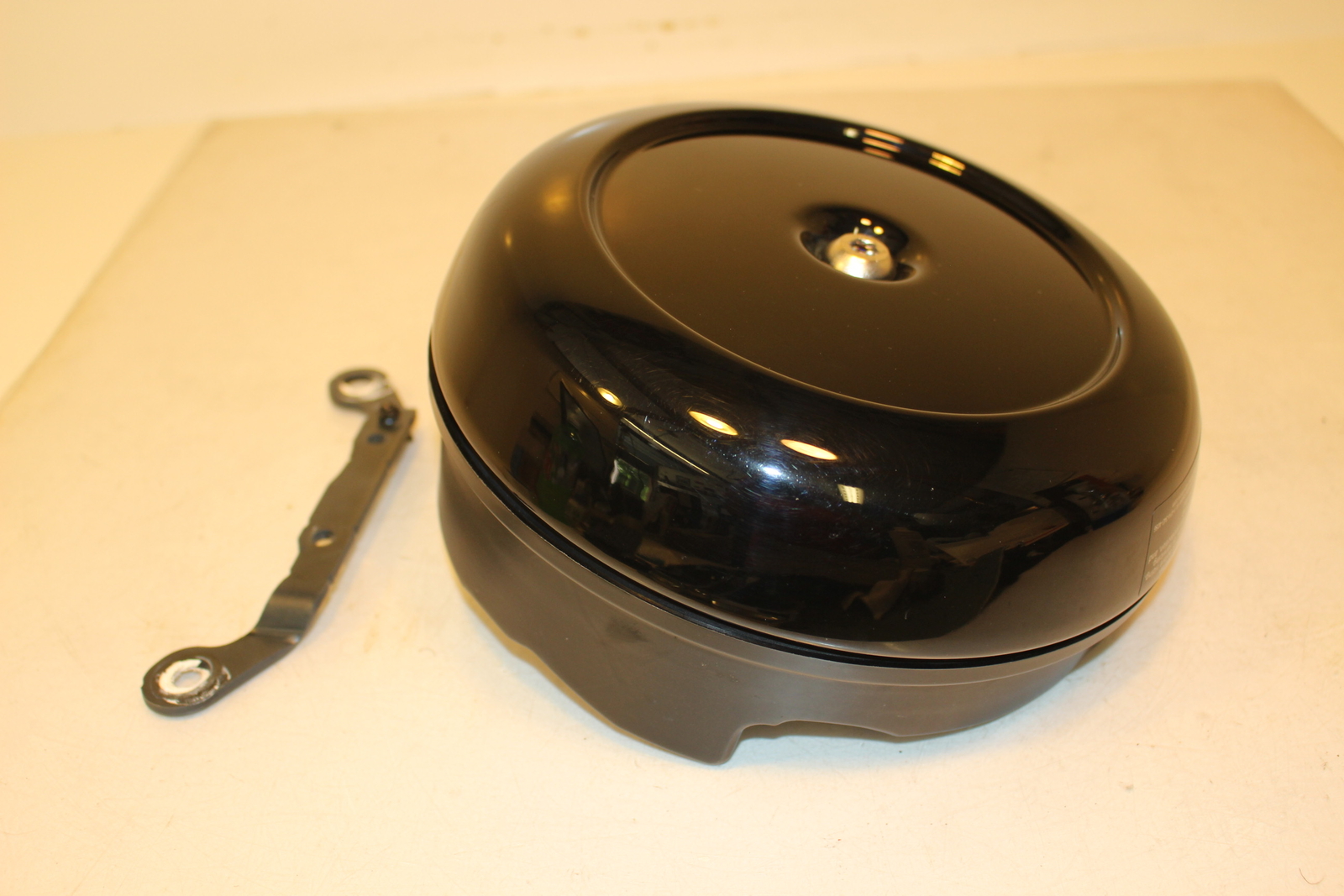 HARLEY DAVIDSON OEM ROUND BLACK AIR CLEANER COVER & BACKING PLATE | eBay