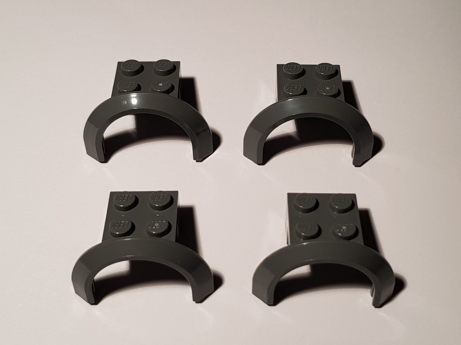 LEGO® 4 x 50745 Kotflügel 4 x 2 1/2 x 1 2/3 dunkelgrau 4260124 (TW50 ...