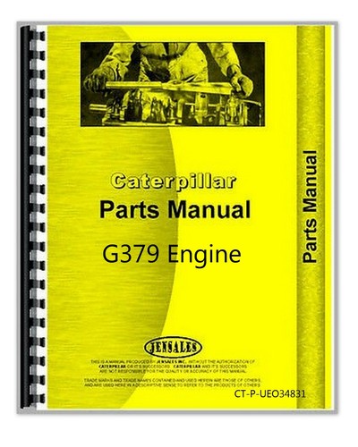 Caterpillar G379 Engine Parts Manual Catalog sn 72B1-72B467 | eBay