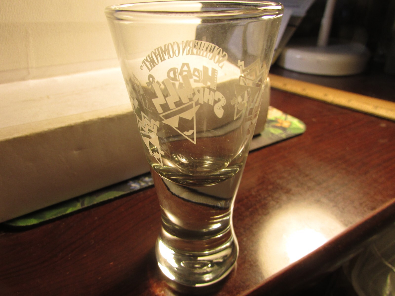 Southern Comfort " Head Shrinker " 4" tapered shooter Shot Glass -new ...