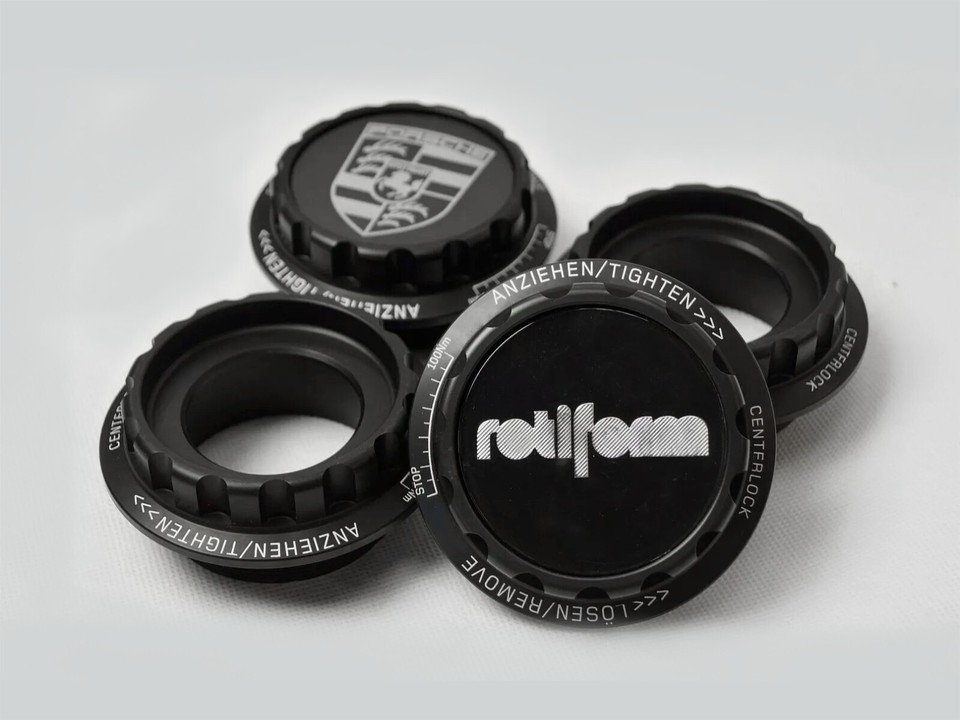 Rotiform TUF Centerlock Nuts Center Cap 18 19 20 Inch Hex Porsche VW ...