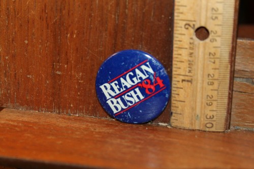 Vintage 1984 Reagan Bush 84 Pin Pinback Button Scratched | eBay