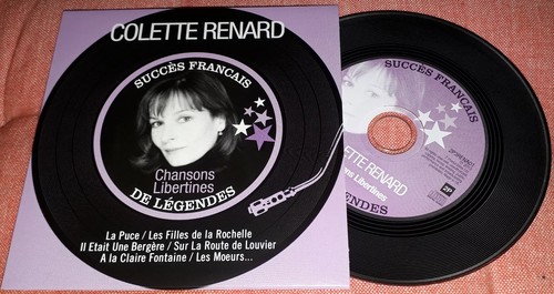 COLETTE RENARD CD EFFET VINYL COLLECTOR ORIGINAL CHANSONS LIBERTINES 13 ...