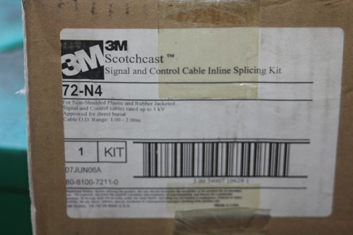 3M Scotchcast Signal & Control Cable Inline Splicing Kit 72-N4 | eBay