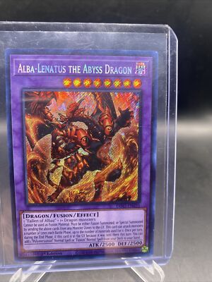 Yu-Gi-Oh! TCG Alba-Lenatus the Abyss Dragon Dimension Force DIFO-EN035 ...