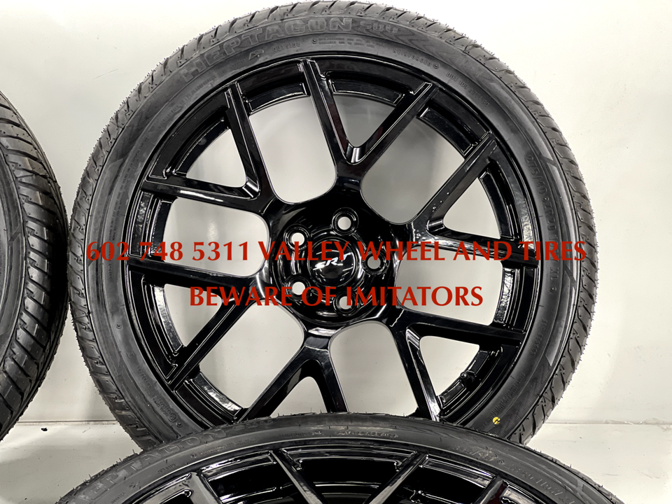 20" OEM MOPAR HELLCAT DODGE SRT SCAT PACK RIMS TIRES OEM 2454520 ...