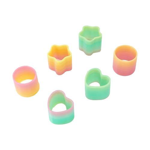 Pastel Colour Magic Spring Slinky Slinkies Psychedelic Kids Fidget Toy ...
