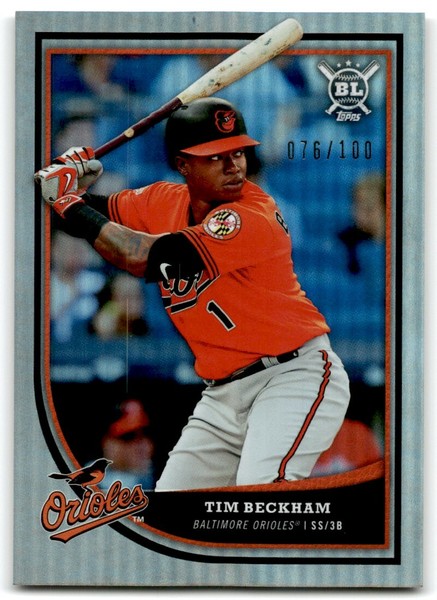 2018 Topps Big League - Rainbow Foil #259 Tim Beckham /100 for sale ...