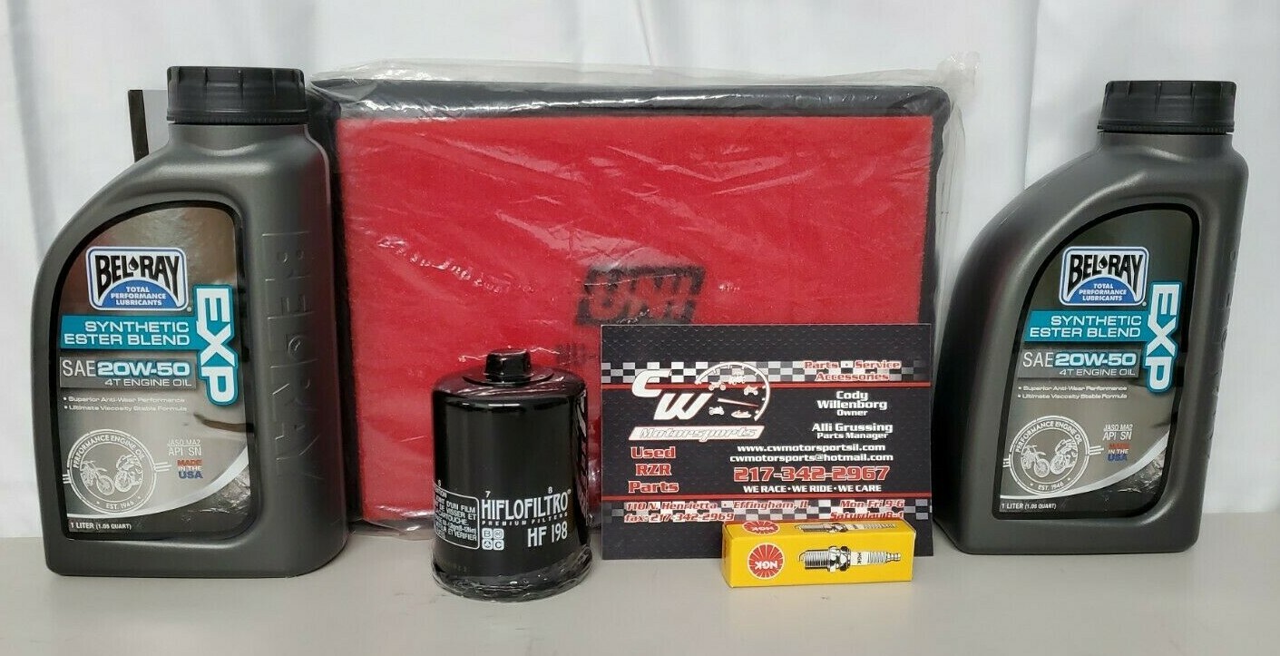 2012-2020 POLARIS RZR 570 ENGINE TUNEUP PREMIUM SYNTHETIC OIL SERVICE ...