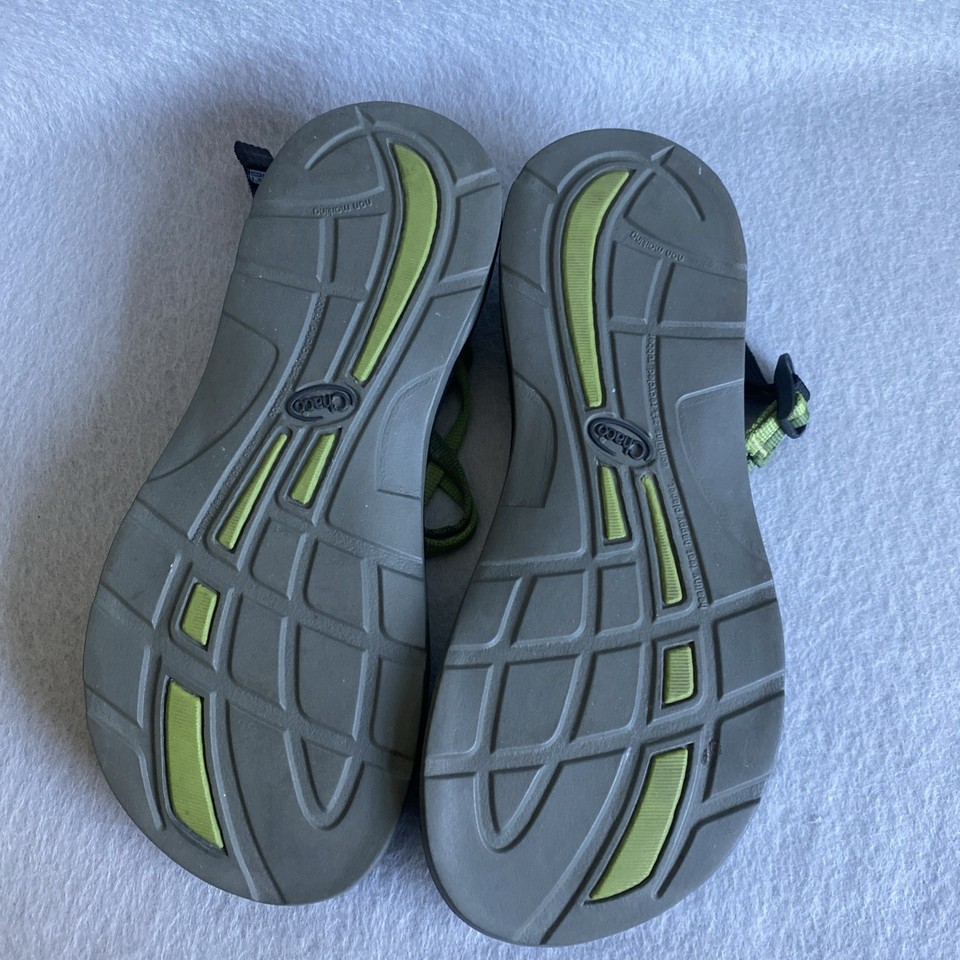 Chaco Sandals Womens Green Zong Adjustable Straps Strappy Backless Open ...