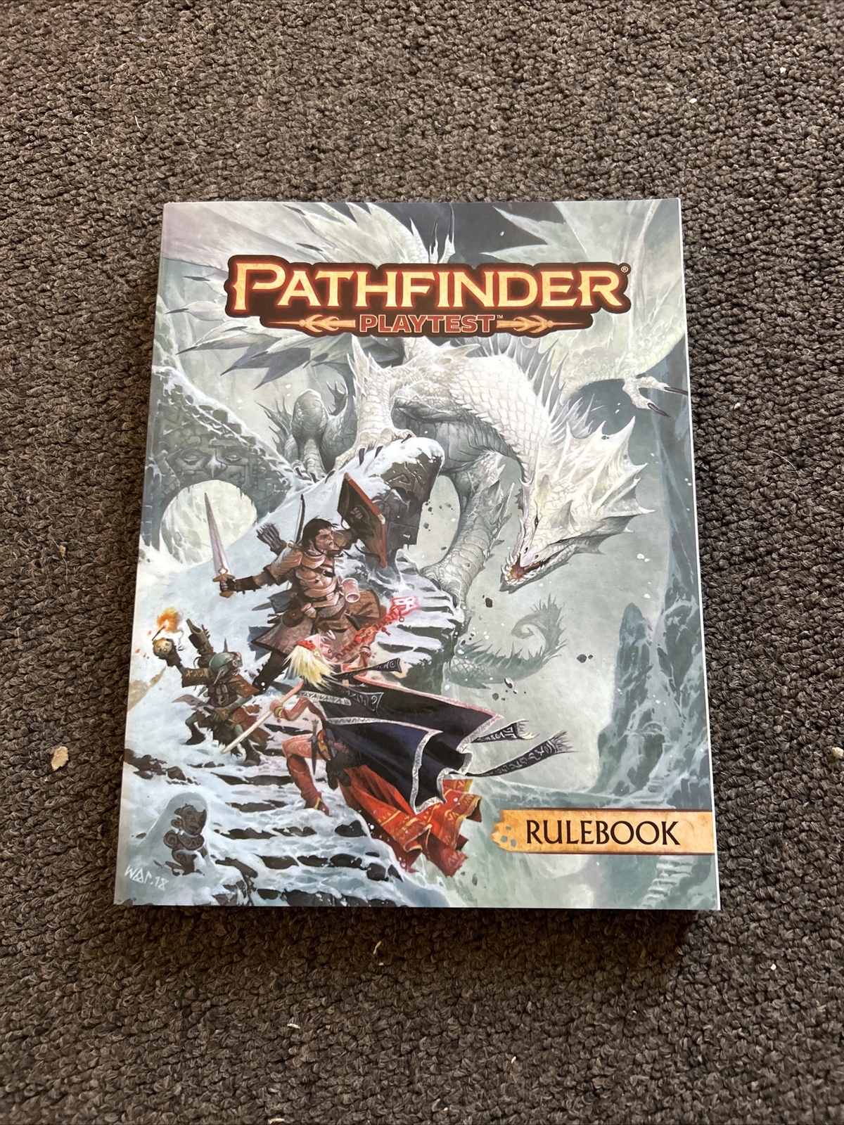 Paizo Pathfinder 2E Pathfinder Core Rulebook (Playtest Ed) SC New New ...
