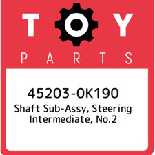 Toyota Genuine OEM 45203-0k010 Shaft SUBAssy STRG Intermediate No2 ...