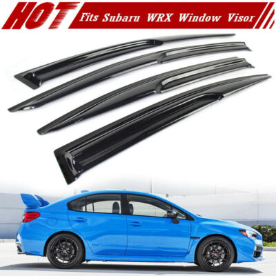 Fit For SUBARU WRX STI Sedan M Style Side Window Visor Reflect 15-21 | eBay