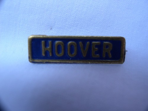 VINTAGE 1928 HERBERT HOOVER POLITICAL CAMPAIGN PINBACK “HOOVER” BUTTON ...